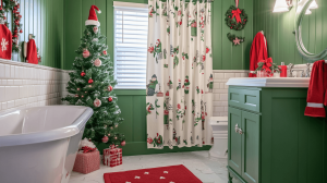 21+ Creative Christmas Bathroom Decor Ideas for a Festive Vibe