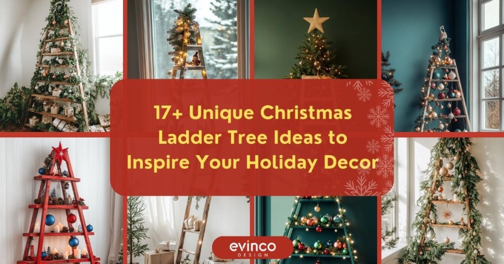 17+ Unique Christmas Ladder Tree Ideas to Inspire Your Holiday Decor