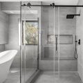 21+ Small Grey Bathroom Ideas to Maximize Space and Style - Evinco Design