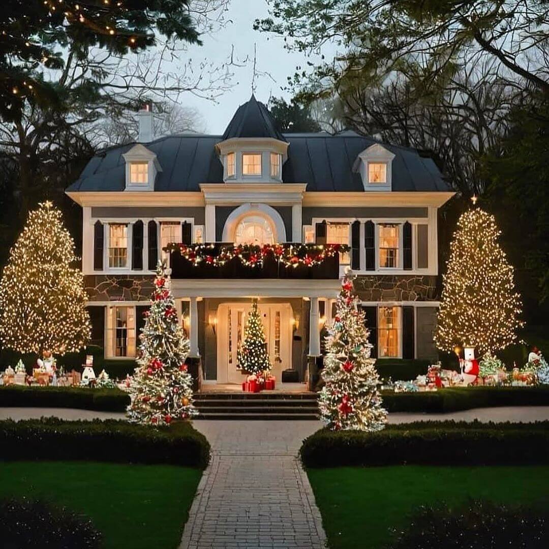 25 Outdoor Christmas Decorations Ideas for a Festive Yard