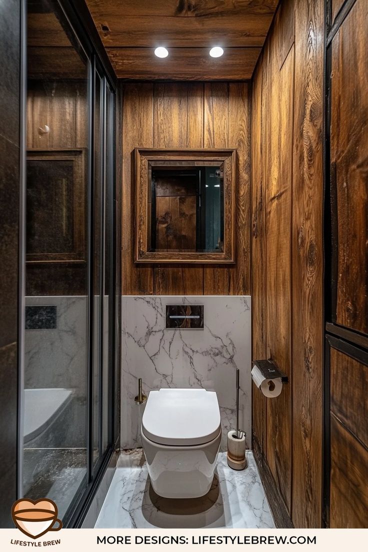 21+ Cozy Rustic Bathroom Design Ideas for a Warm, Relaxing Space ...