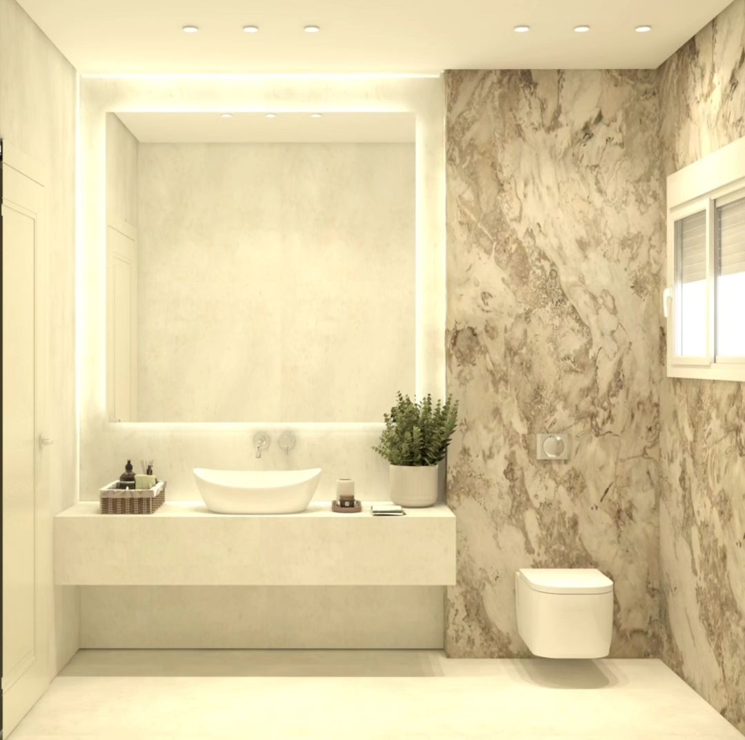 21+ Modern Guest Bathroom Ideas with Tubs and Dark Cabinets - Evinco Design