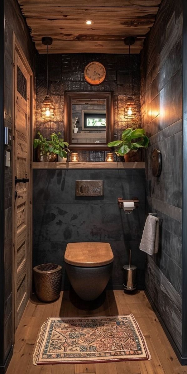21+ Cozy Rustic Bathroom Design Ideas for a Warm, Relaxing Space ...