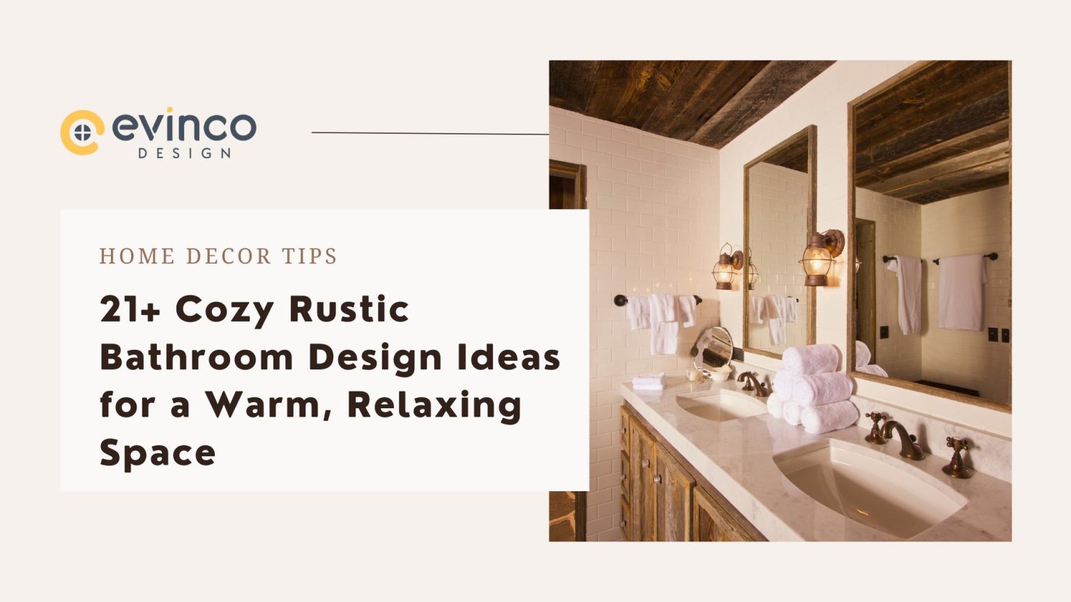 21+ Cozy Rustic Bathroom Design Ideas for a Warm, Relaxing Space ...