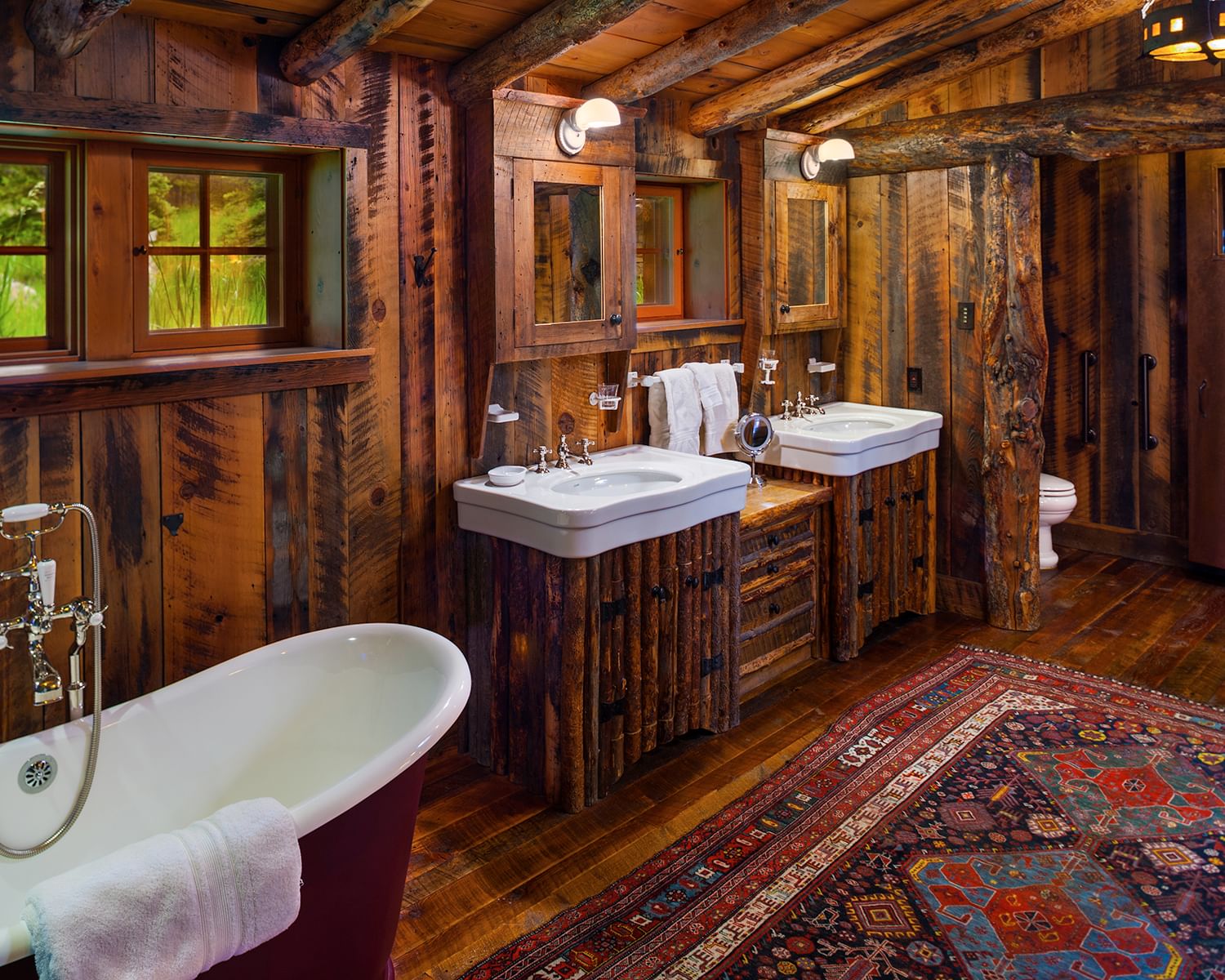 21+ Cozy Rustic Bathroom Design Ideas for a Warm, Relaxing Space ...