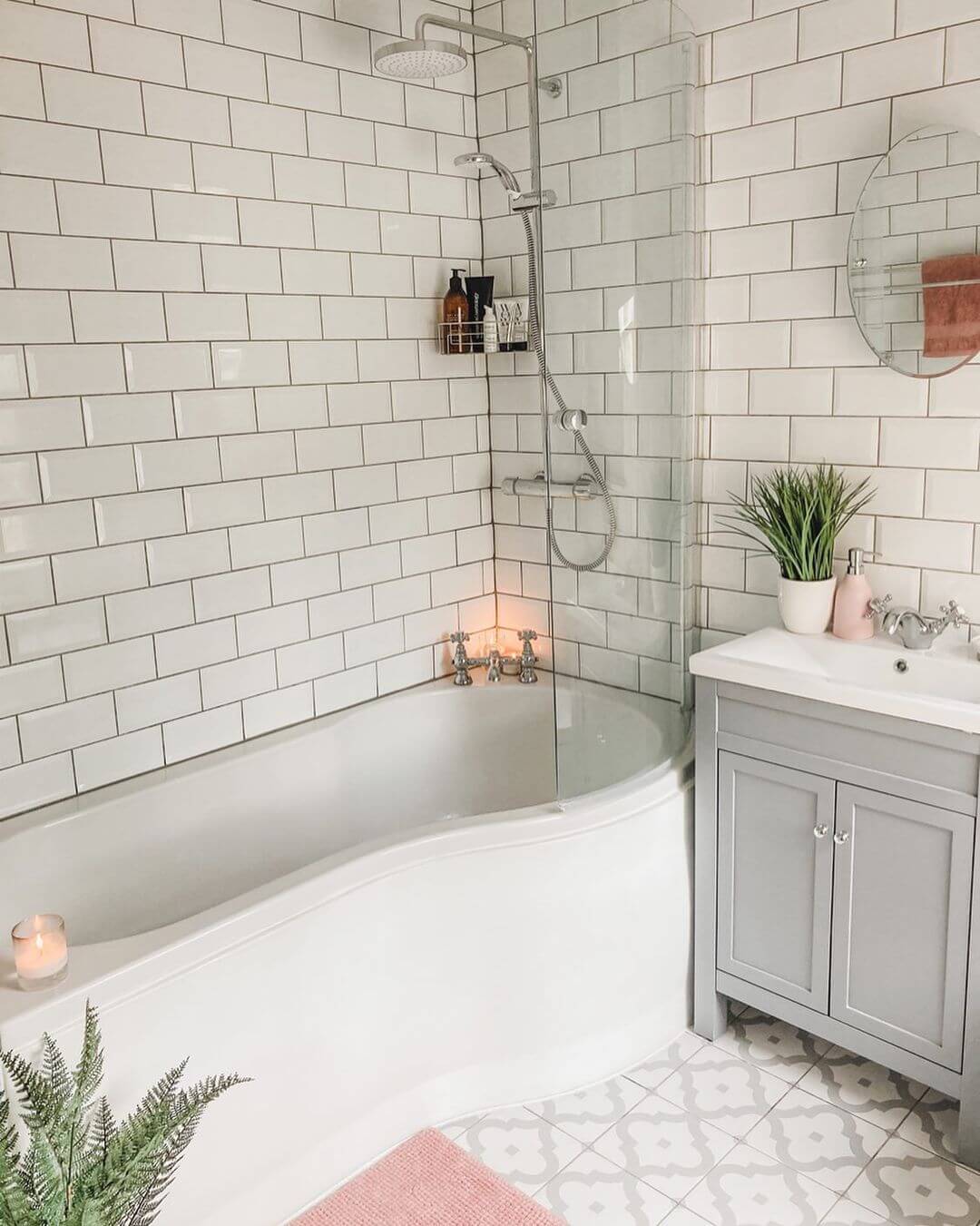 21+ Small Grey Bathroom Ideas to Maximize Space and Style - Evinco Design