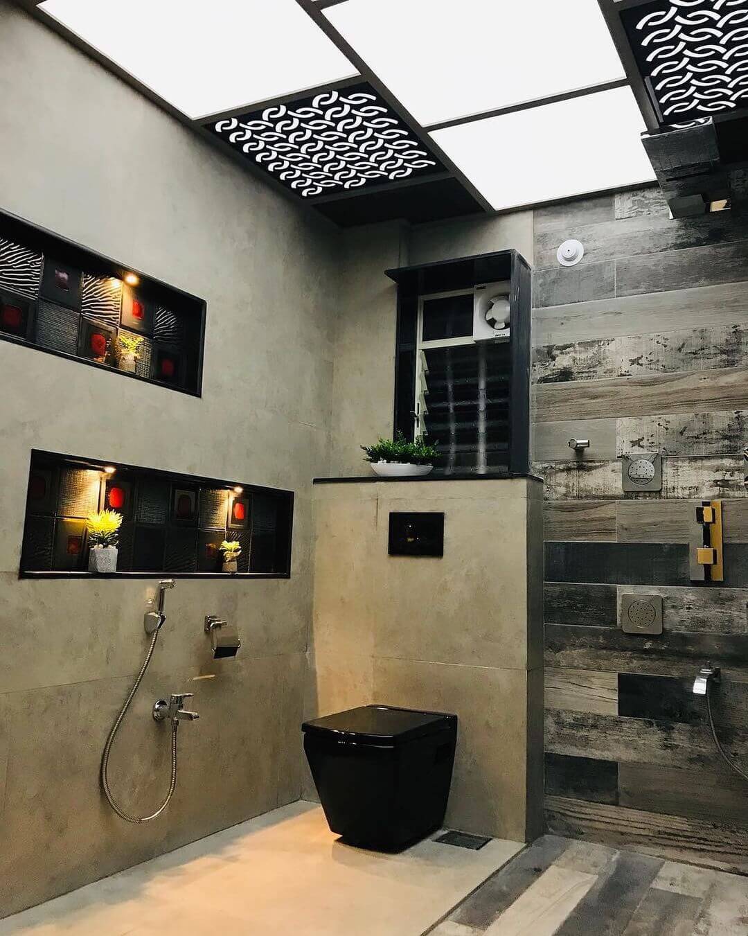 17+ Stunning Bathroom Ceiling Ideas to Transform Your Bathroom - Evinco ...