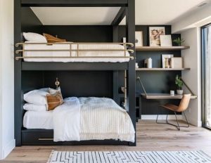 21+ Stylish Bedroom Office Ideas For Productive Remote Work - Evinco Design