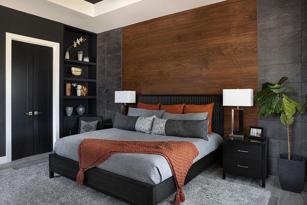 29+ Elegant Bedroom Accent Wall Ideas That Feel Timeless - Evinco Design