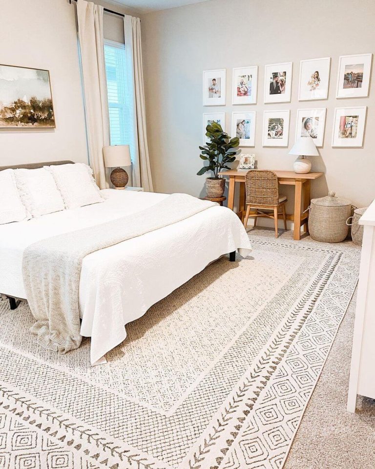 21+ Stylish Bedroom Office Ideas For Productive Remote Work - Evinco Design