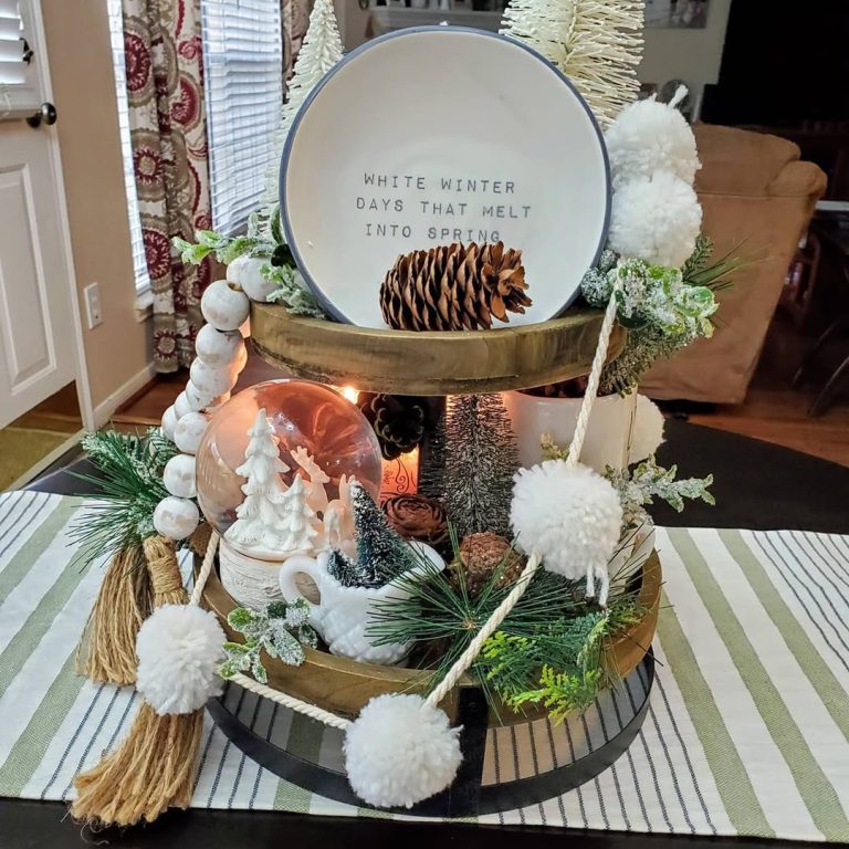 25+ Winter Tray Decor Ideas to Elevate Your Seasonal Decor