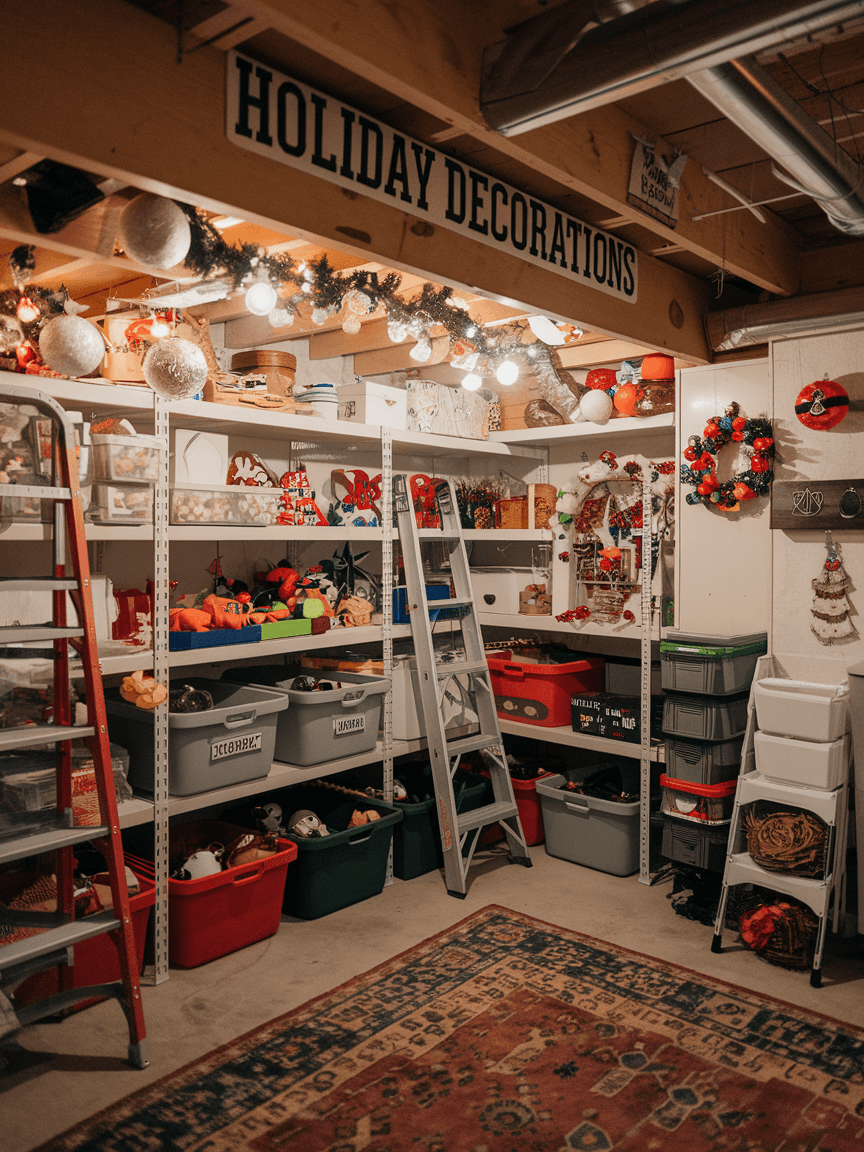 17 Christmas Decor Storage Ideas for a Stress-Free Holiday Cleanup