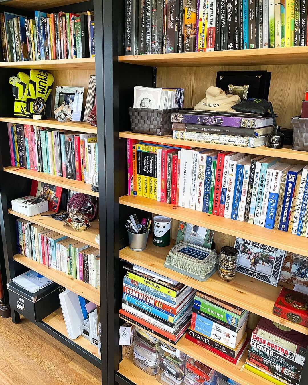 19+ Genius IKEA Library Hack to Create a Stunning Home Bookshelf