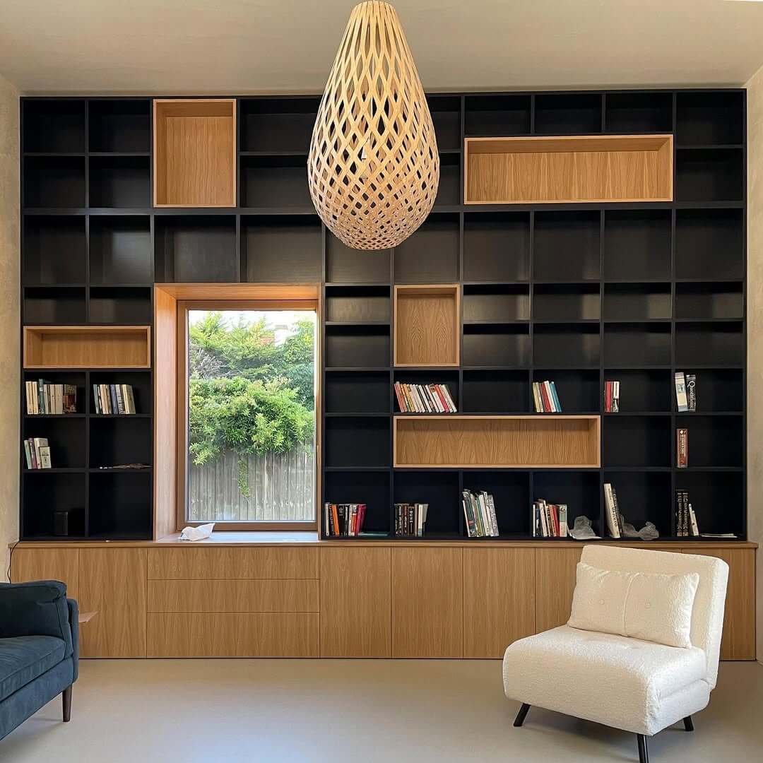 31+ Stunning DIY Library Wall Ideas for a Home Book Haven