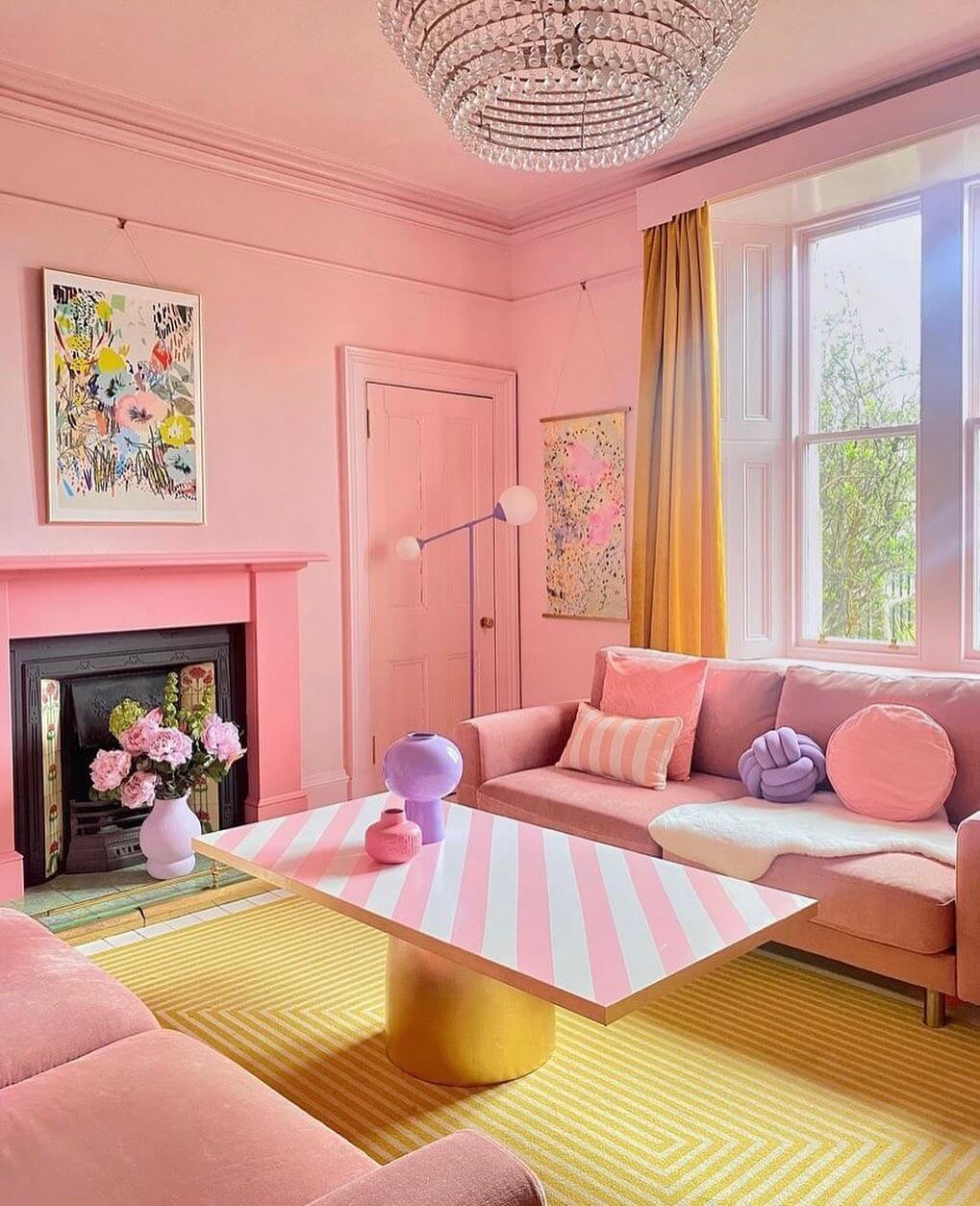 29+ Pink Living Room Ideas for a Modern & Feminine Touch