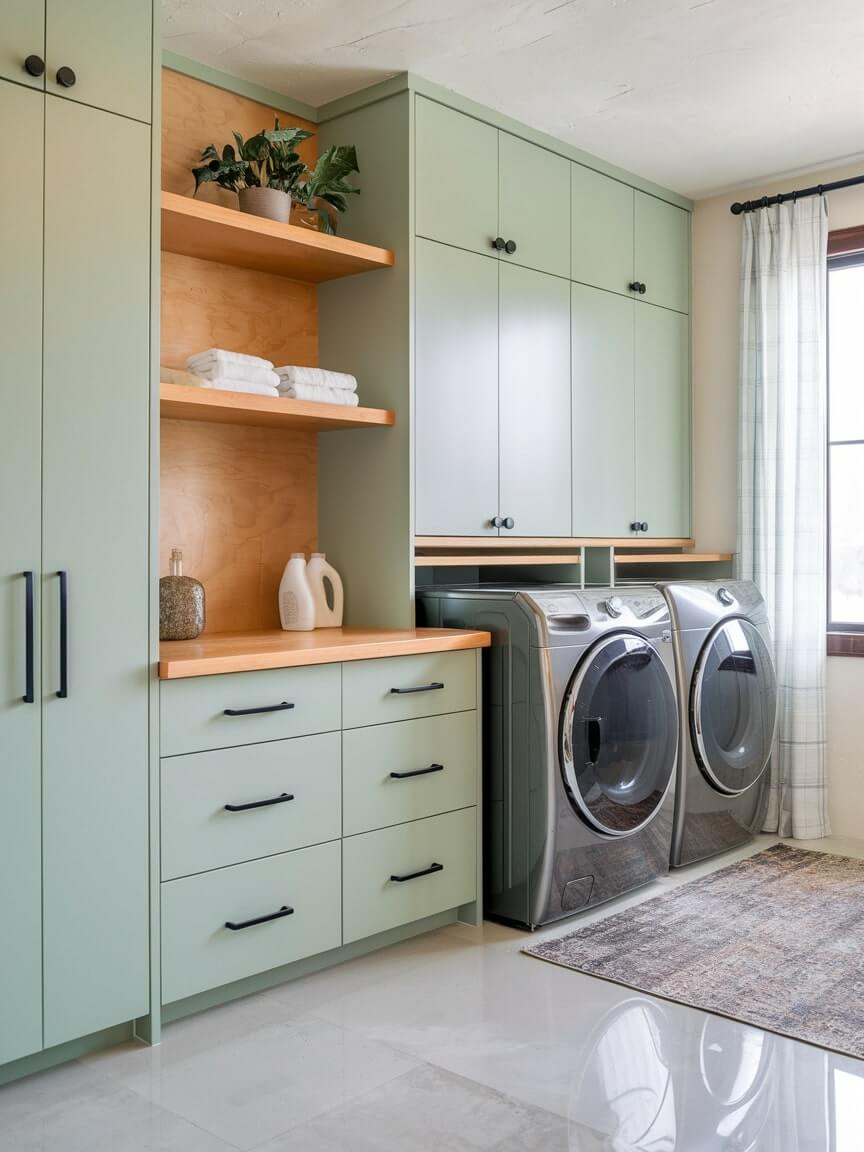 29+ Smart Laundry Room Storage Ideas to Maximize Space & Function