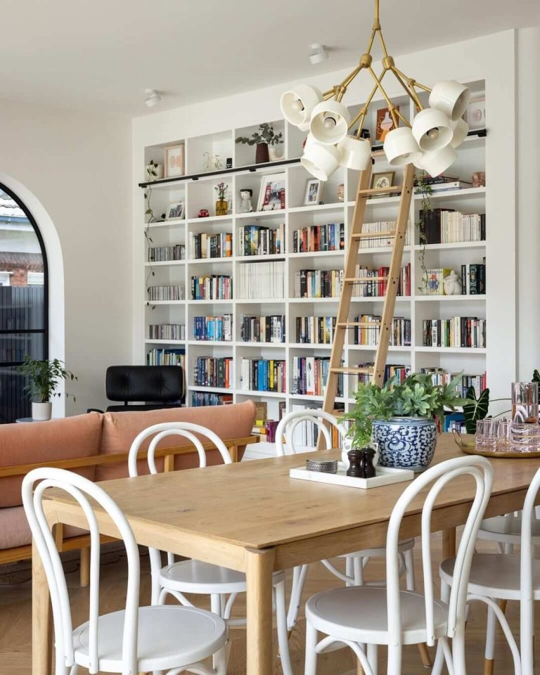 31+ Stunning DIY Library Wall Ideas for a Home Book Haven