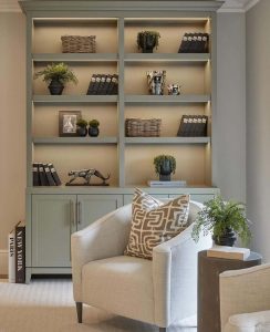 31+ Stunning DIY Library Wall Ideas for a Home Book Haven
