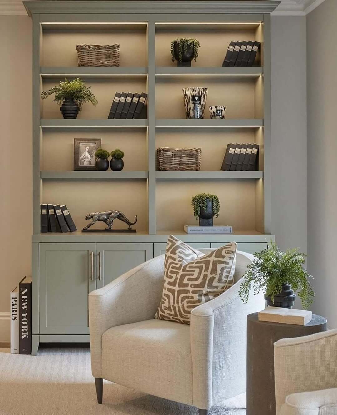 31+ Stunning DIY Library Wall Ideas for a Home Book Haven