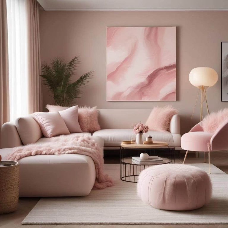 29+ Pink Living Room Ideas for a Modern & Feminine Touch