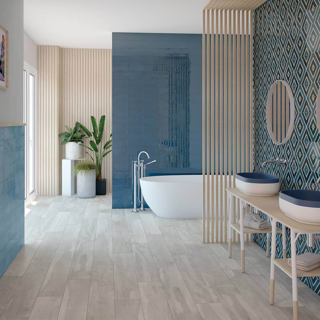 15+ Blue Bathroom Tile Ideas for a Chic & Modern Space