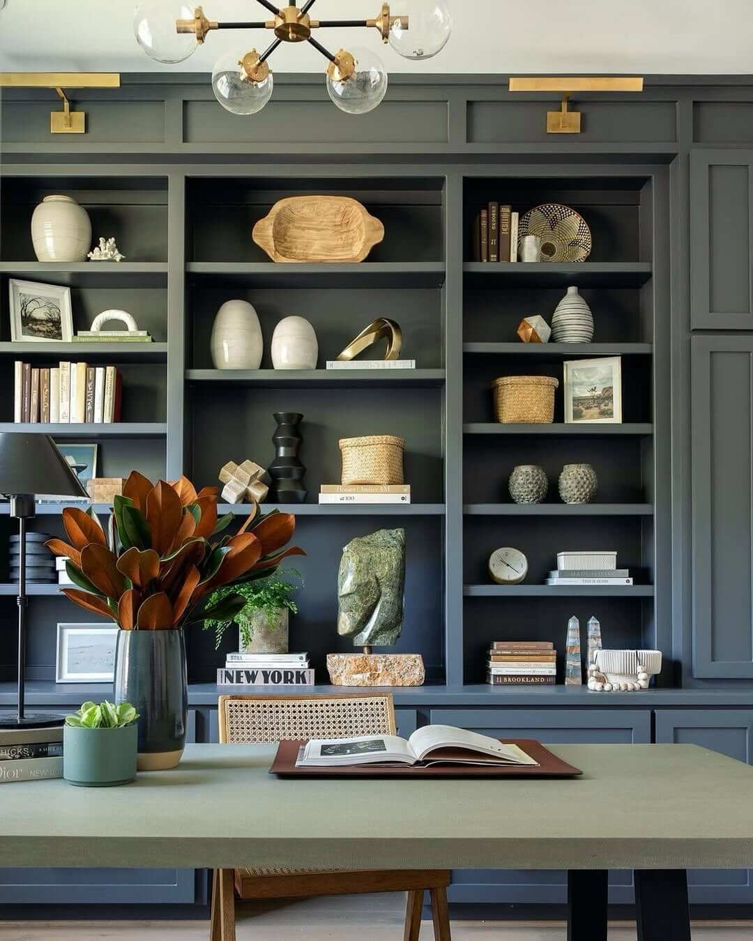 31+ Stunning DIY Library Wall Ideas for a Home Book Haven