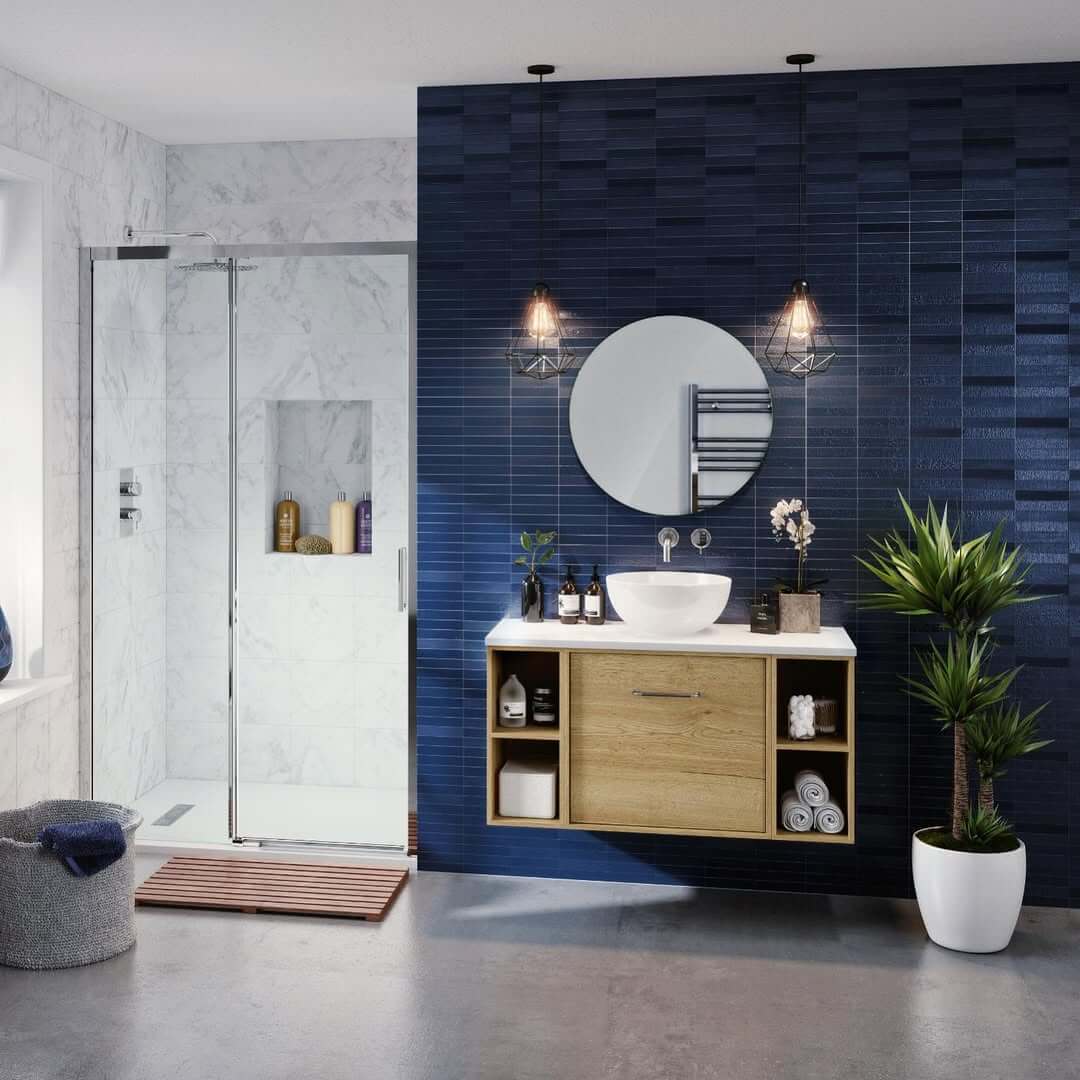 15+ Blue Bathroom Tile Ideas for a Chic & Modern Space