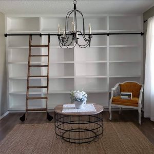 31+ Stunning DIY Library Wall Ideas for a Home Book Haven