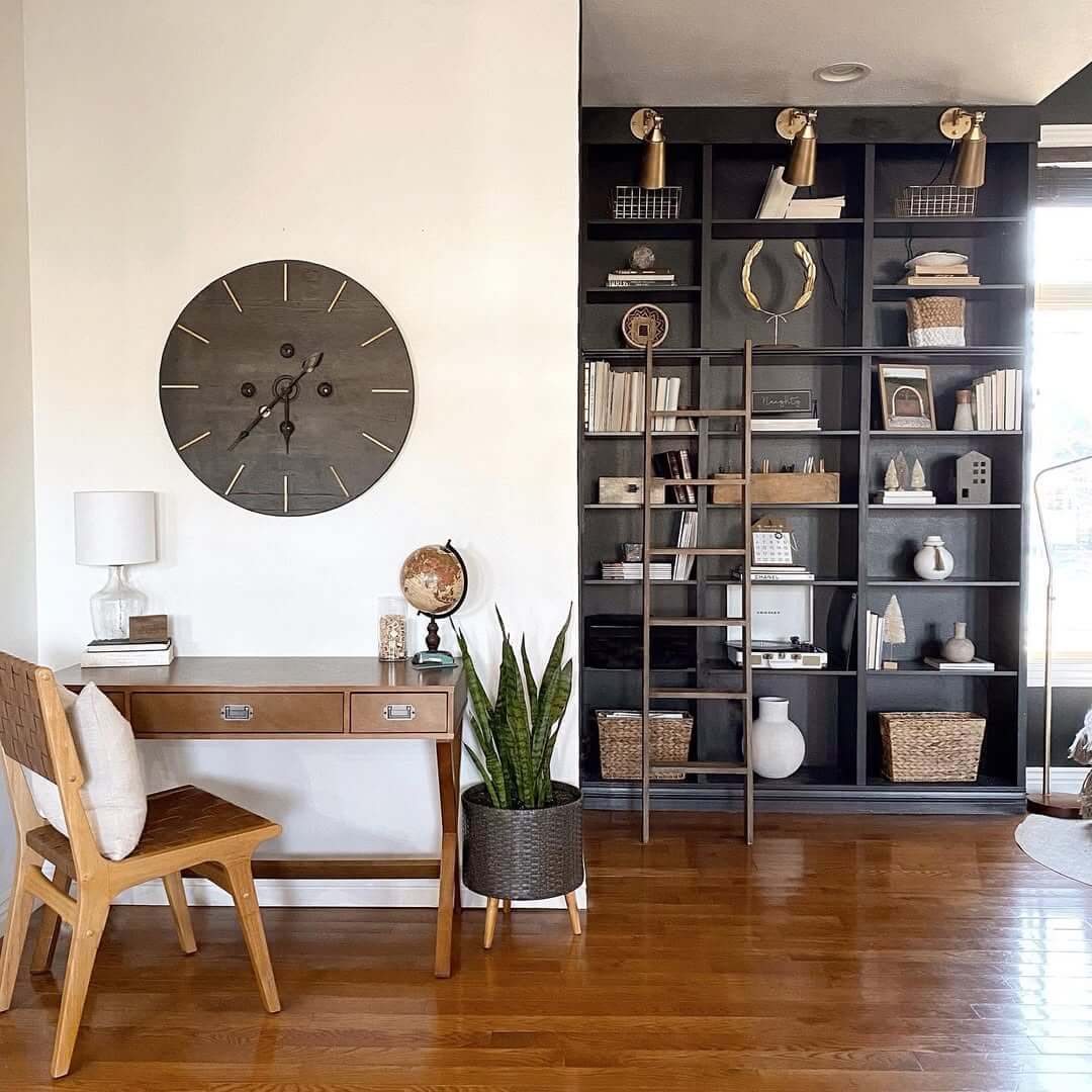 31+ Stunning DIY Library Wall Ideas for a Home Book Haven