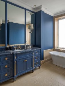 25+ Blue-Grey Bathroom Vanity Ideas to Refresh Your Space