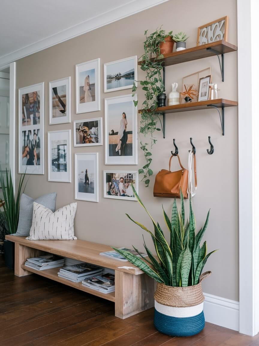 23+ Entryway Picture Wall Ideas to Create a Stunning First Impression