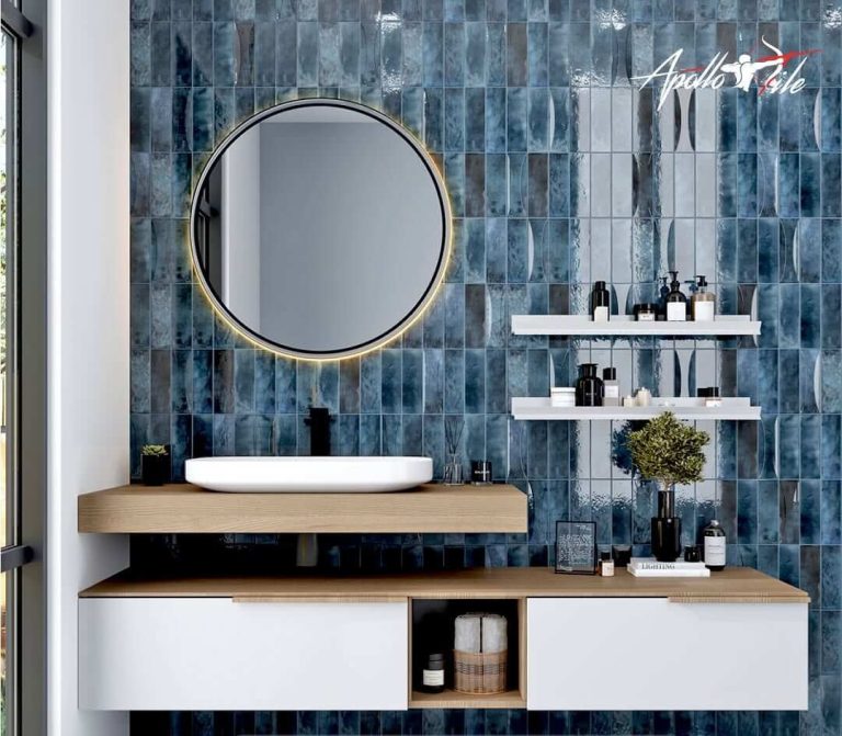 25+ Navy Blue Bathroom Wall Ideas for a Bold and Luxurious Look