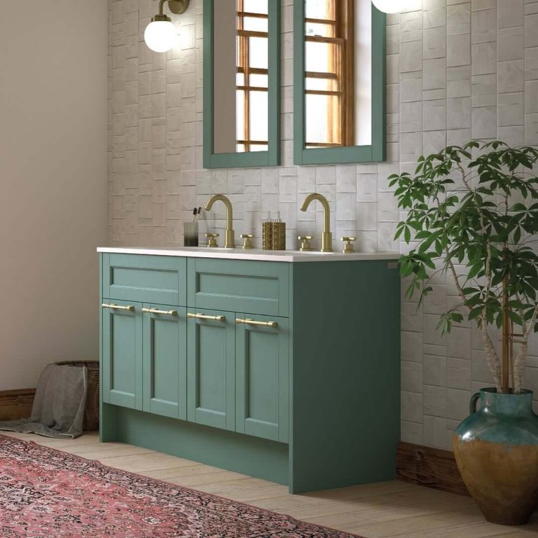21+ Green Vanity Bathroom Ideas for a Fresh and Stylish Look
