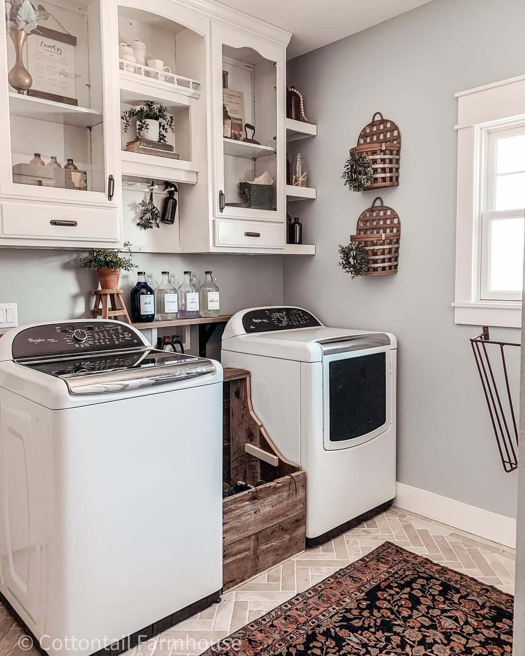 21+ Farmhouse Laundry Room Ideas for a Charming and Functional Space