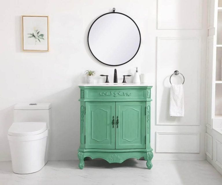 21+ Green Vanity Bathroom Ideas for a Fresh and Stylish Look