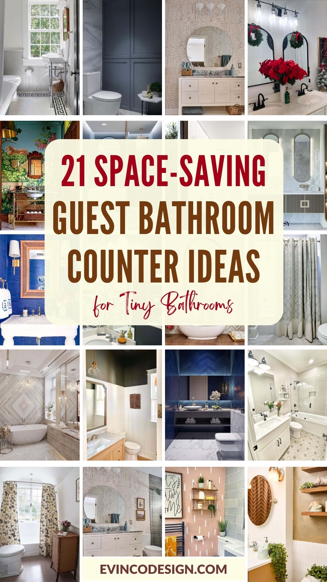 21+ Chic Guest Bathroom Counter Ideas for a Stylish Space