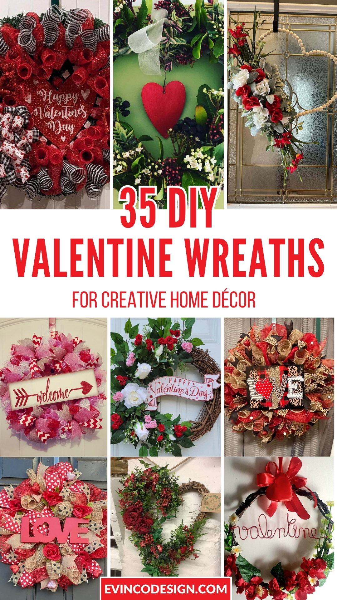 15+ Stunning Valentine Wreaths to Spruce Up Your Love Nest
