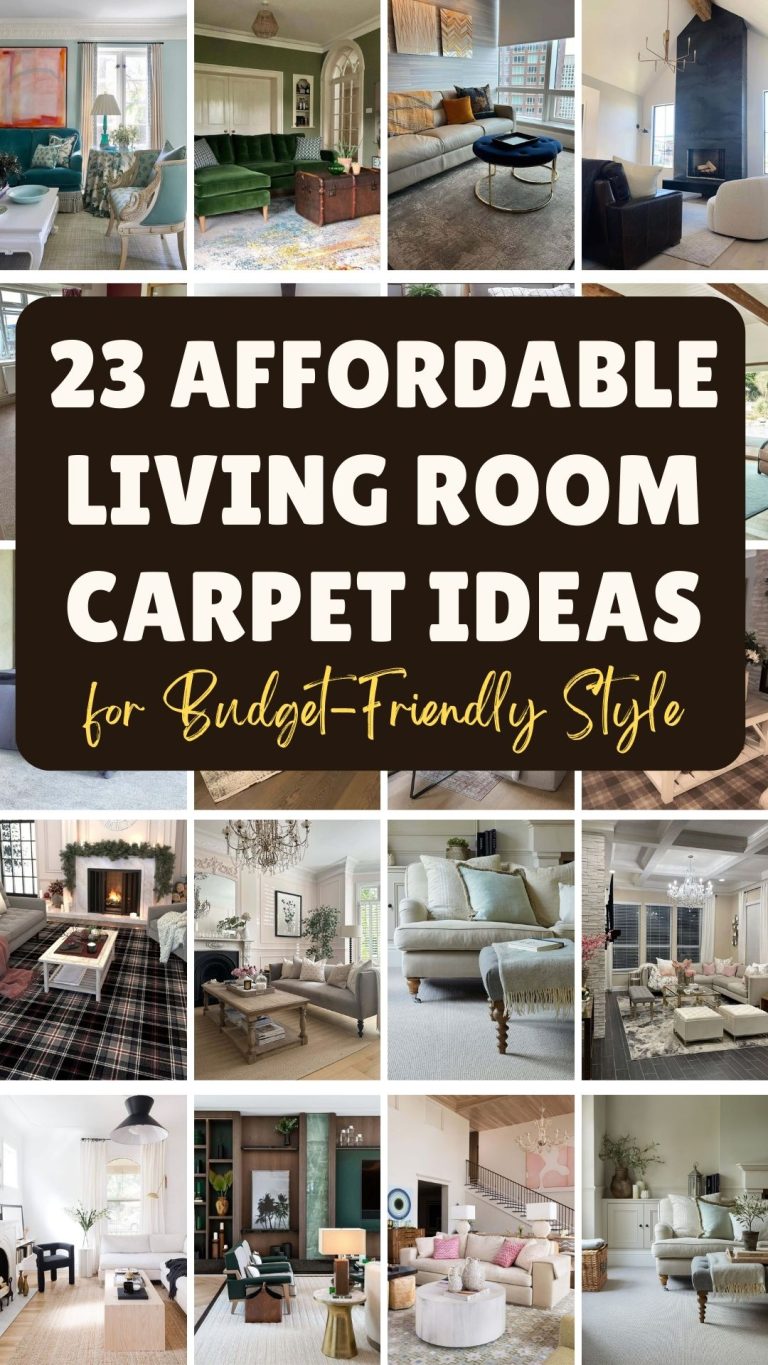 23+ Living Room Carpet Ideas for a Cozy & Chic Look