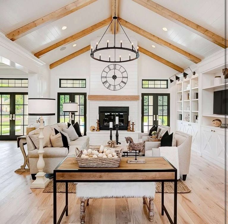 28 Farmhouse Living Room Ideas to Create a Warm and Inviting Space ...