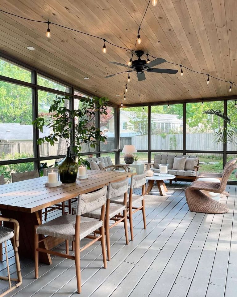 How to Design the Perfect Back Porch for Any Season